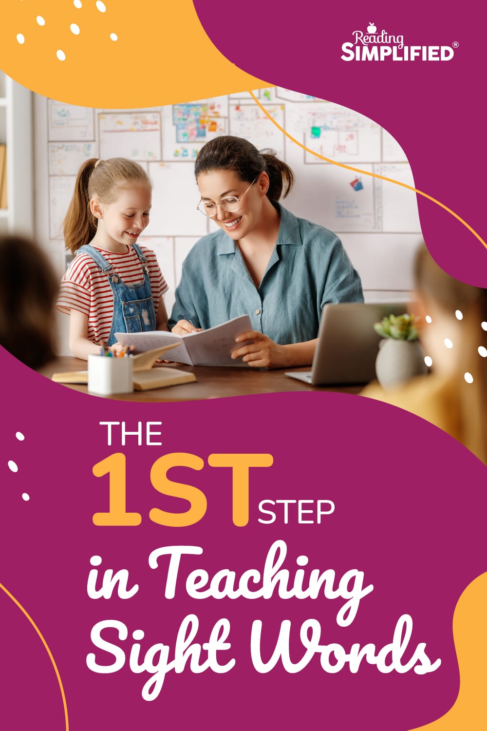 The 1st step in teaching sight words | Reading Simplified