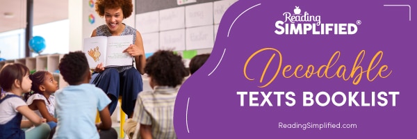 Decodable Texts Booklist | Reading Simplified