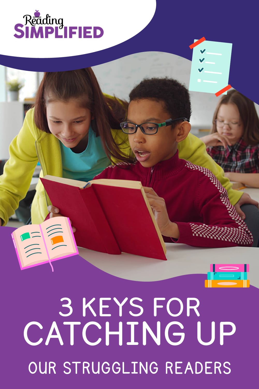 3 Keys for Catching Up Our Struggling Readers | Reading Simplified