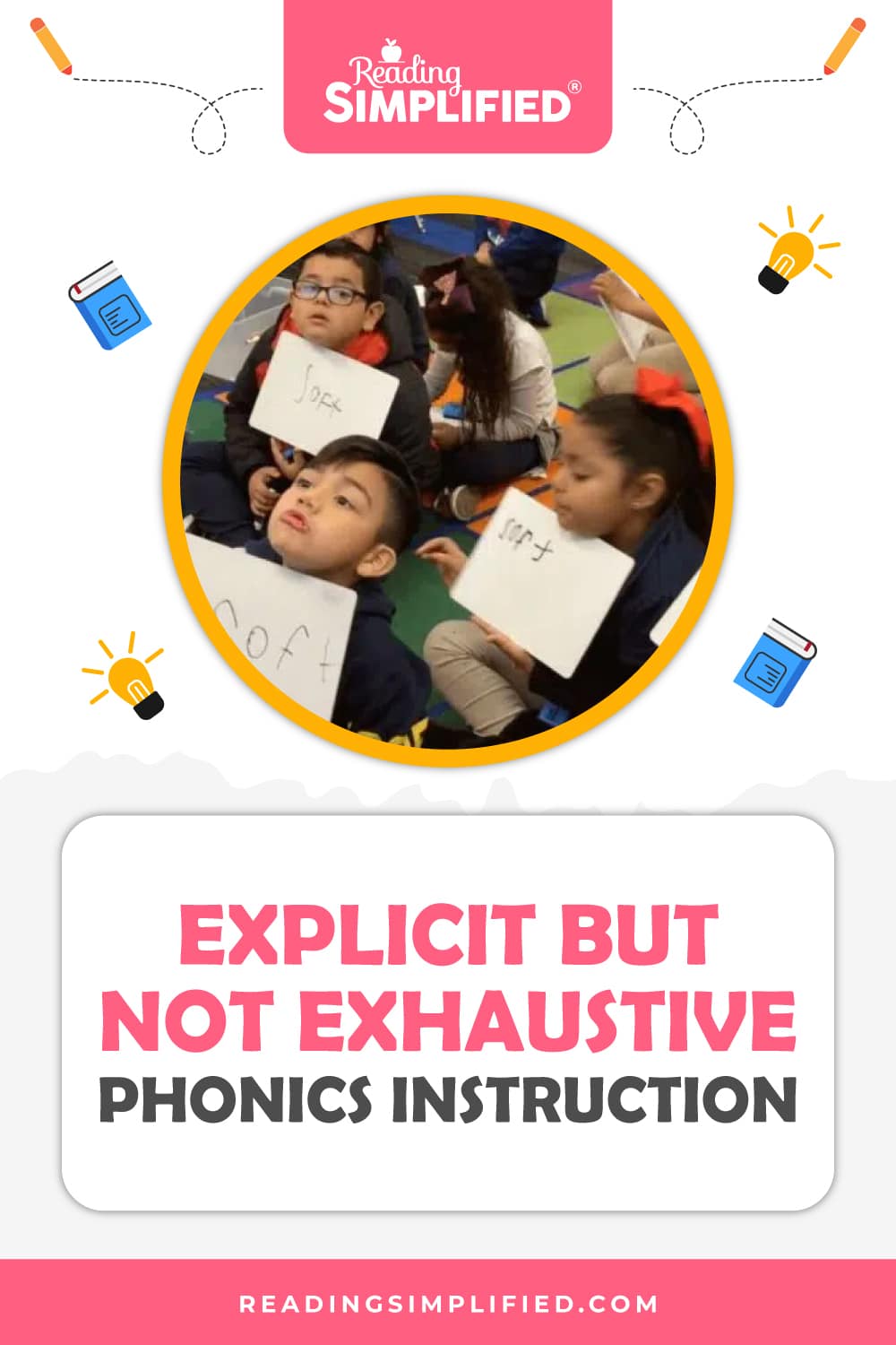 EXplicit but not EXhaustive Phonics Instruction | Reading Simplified