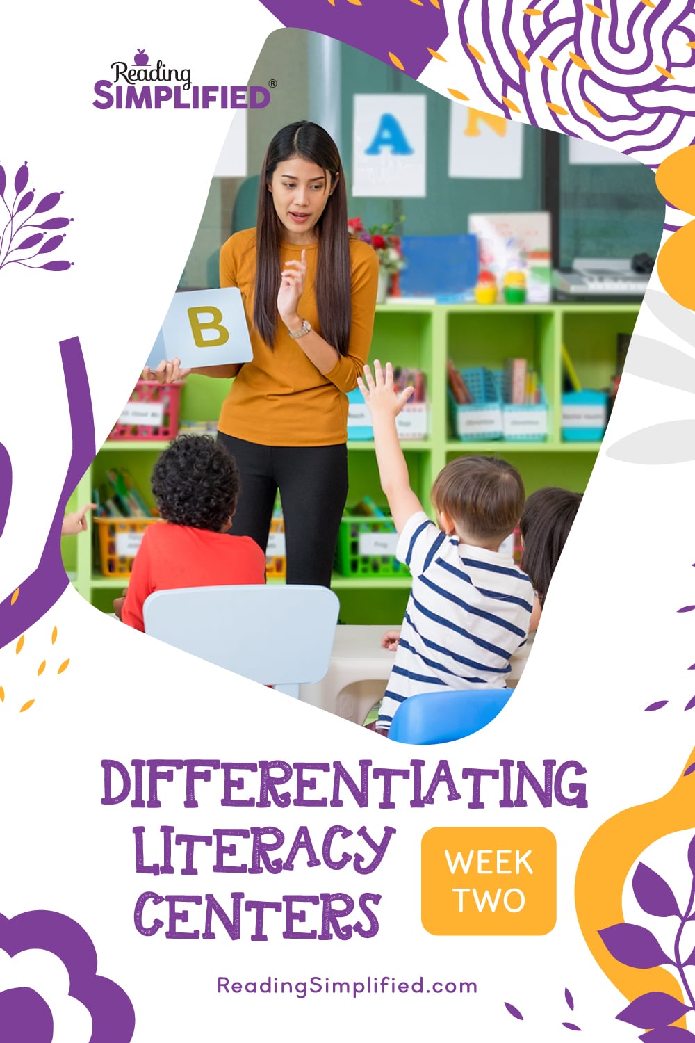 Differentiating Literacy Centers – Week 2 | Reading Simplified