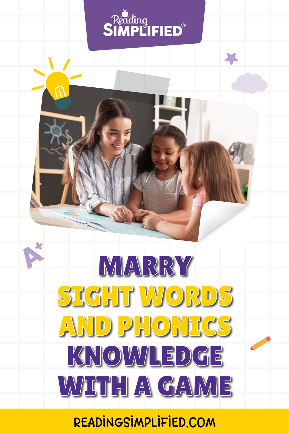 Marry Sight Words and Phonics Knowledge with a Game | Reading Simplified