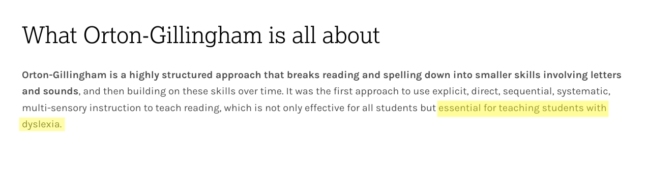 Is Orton-Gillingham Still the Gold Standard? | Reading Simplified