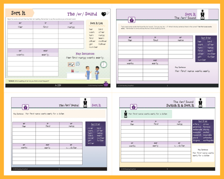 Power Up Your Phonics Instruction with Sort It: An Advanced Phonics ...